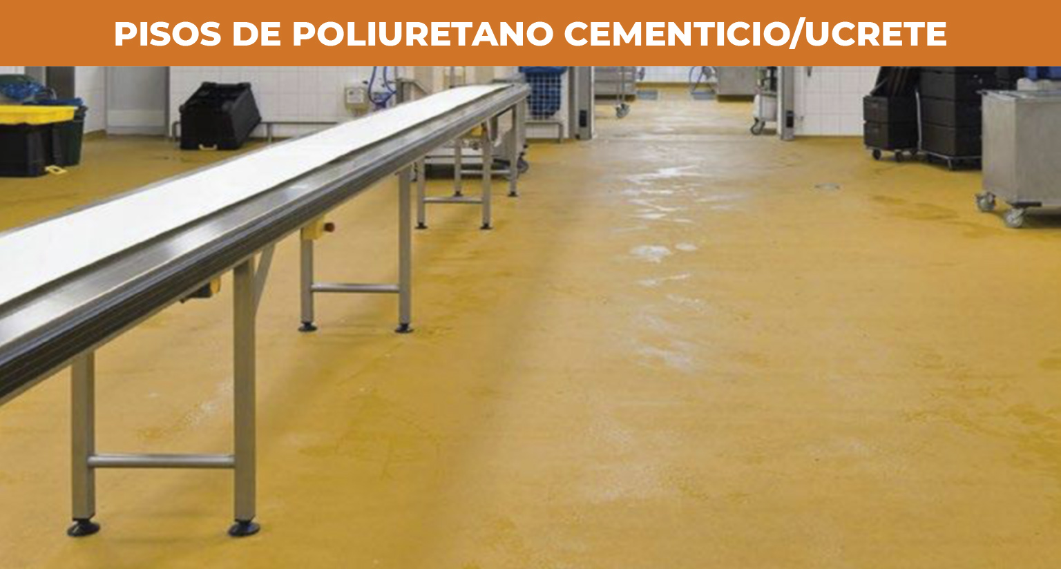Pisos de poliuretano cementicio/ucrete