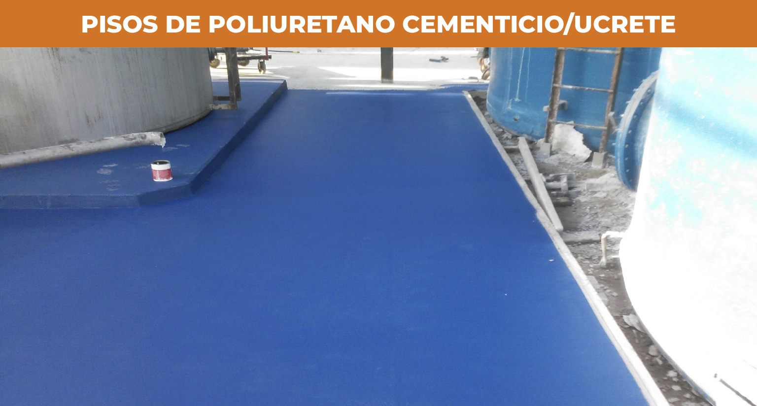 Pisos de poliuretano cementicio/ucrete