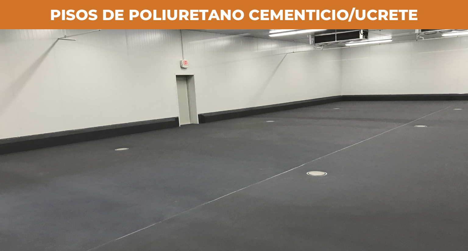 Pisos de poliuretano cementicio/ucrete